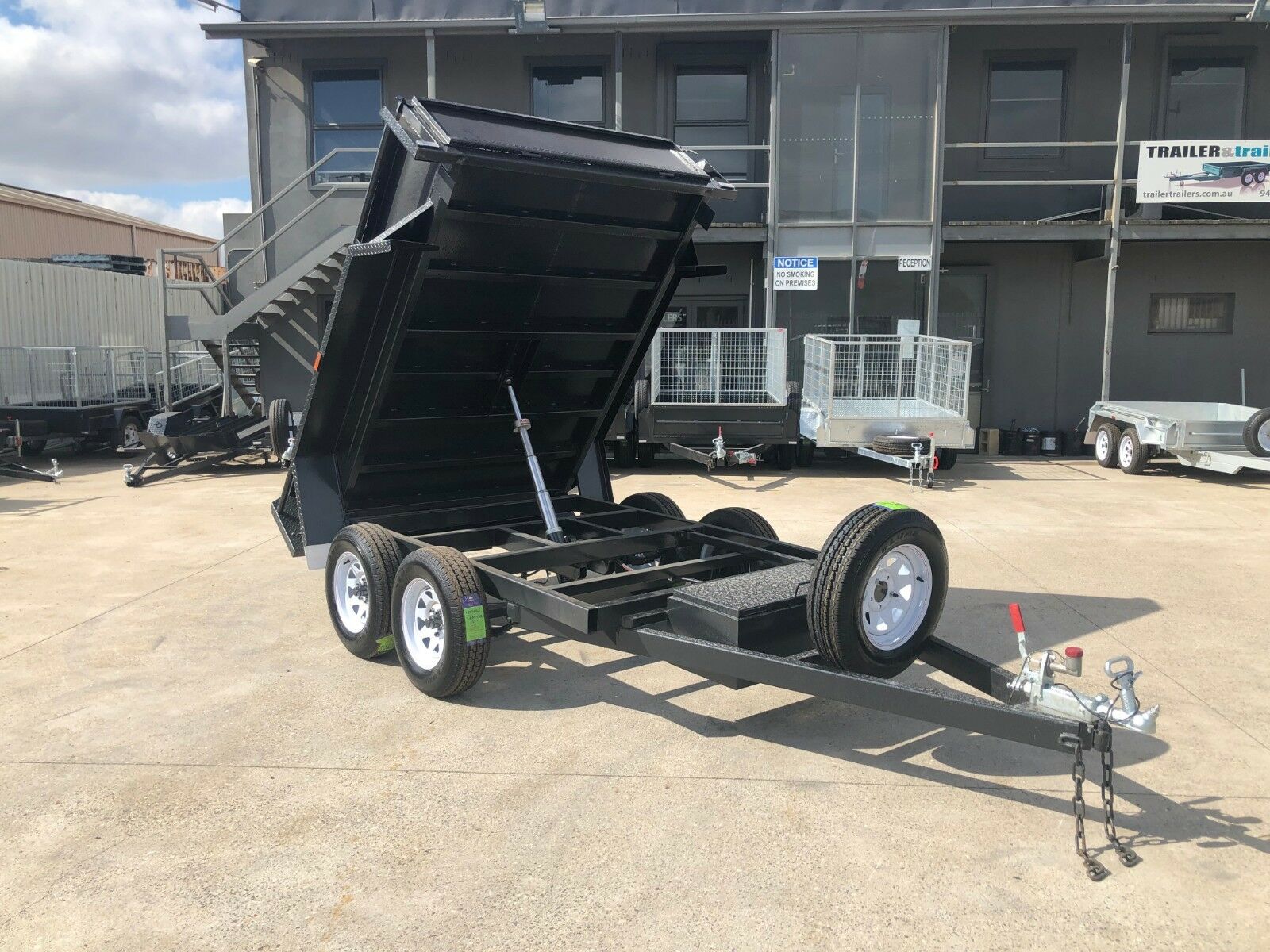 10x6 Heavy Duty Hydraulic Tipper Trailer for Sale in Melbourne
