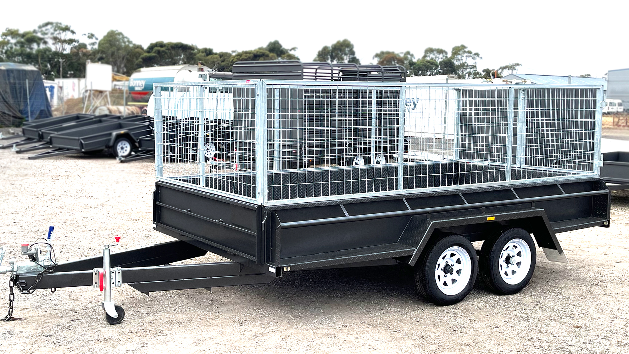12x6 Heavy Duty 3ft / 900mm Cage Trailer for Sale Melbourne