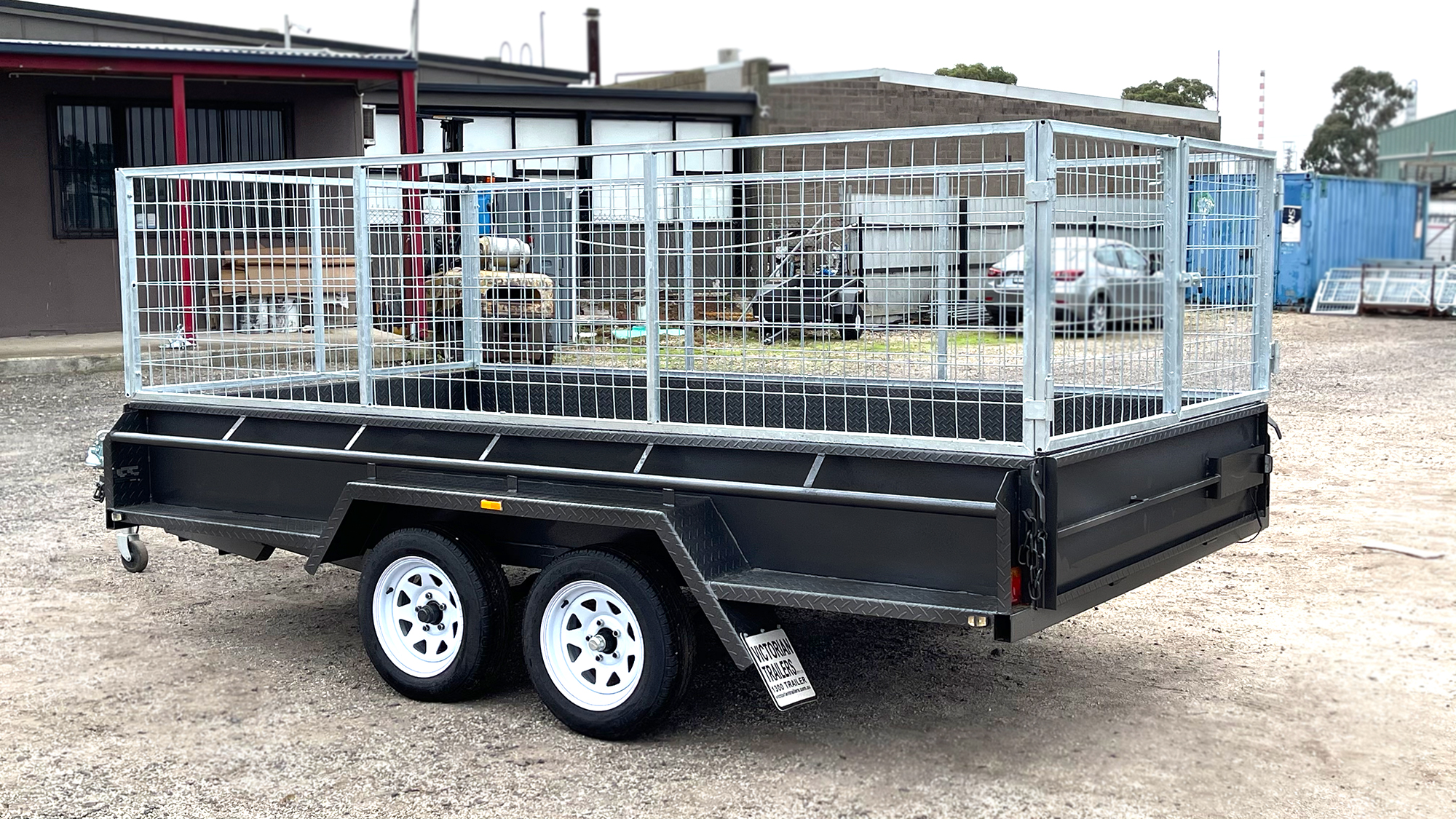 12x6 Heavy Duty 3ft / 900mm Cage Trailer for Sale Melbourne