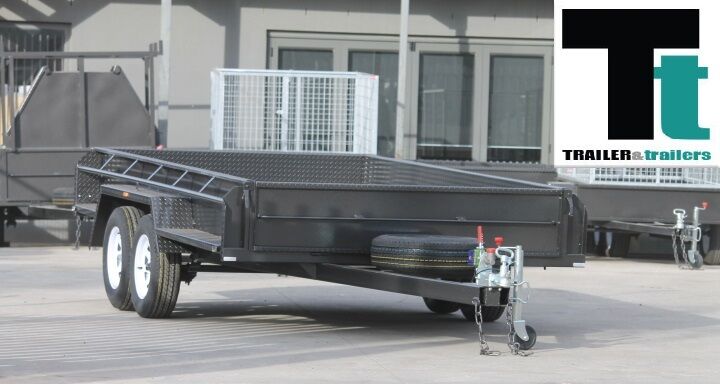 12x6 Tandem Trailer | Heavy Duty Trailer | Full Checkerplate | 15″ High ...