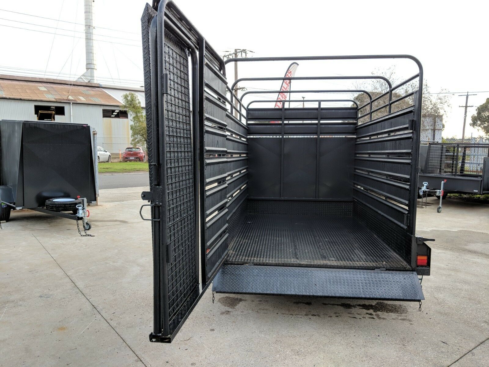 12x6 Deluxe Heavy Duty Stock Crate Trailer for Sale in Melbourne Victoria