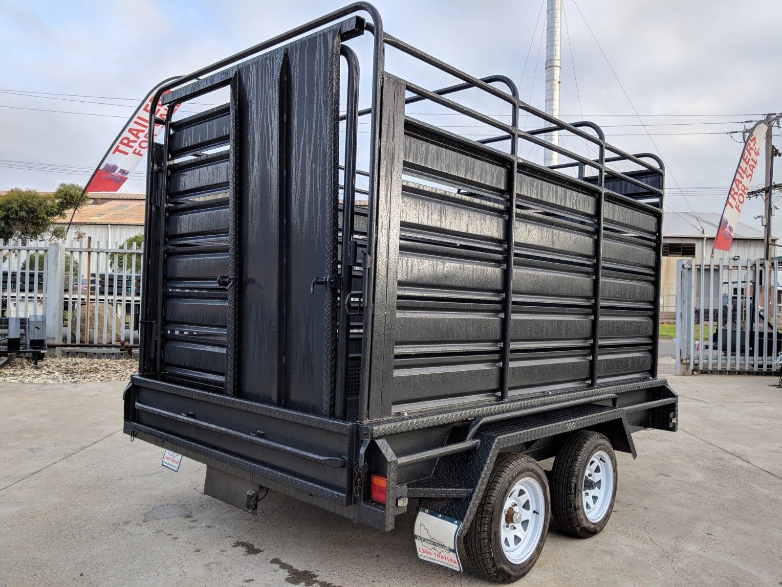 12x6 Deluxe Heavy Duty Stock Crate Trailer for Sale in Melbourne Victoria