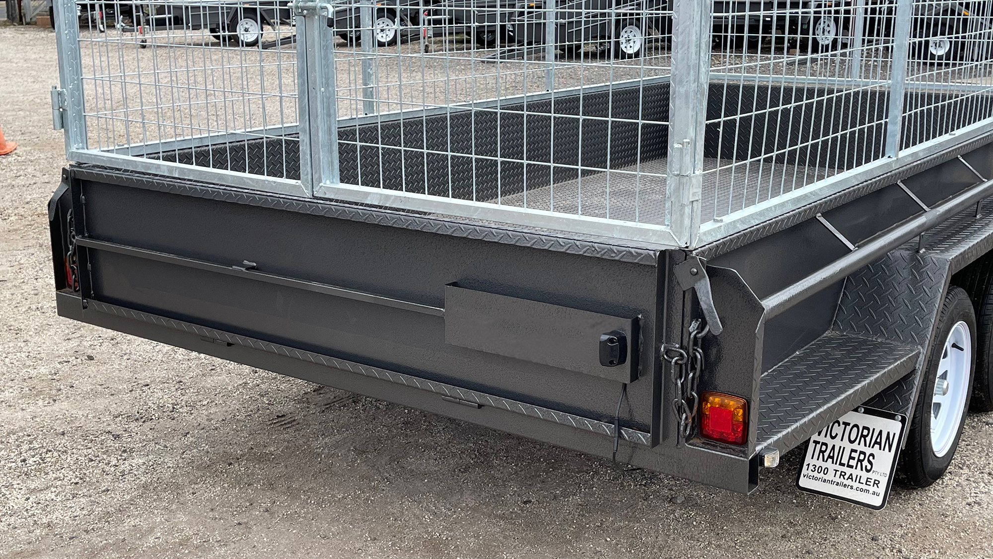12x6 Heavy Duty 3ft / 900mm Cage Trailer for Sale Melbourne