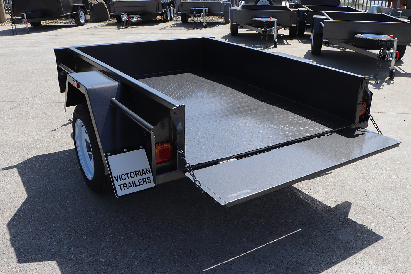6x4 Single Axle Medium Duty Box Trailer for Sale Melbourne Victoria