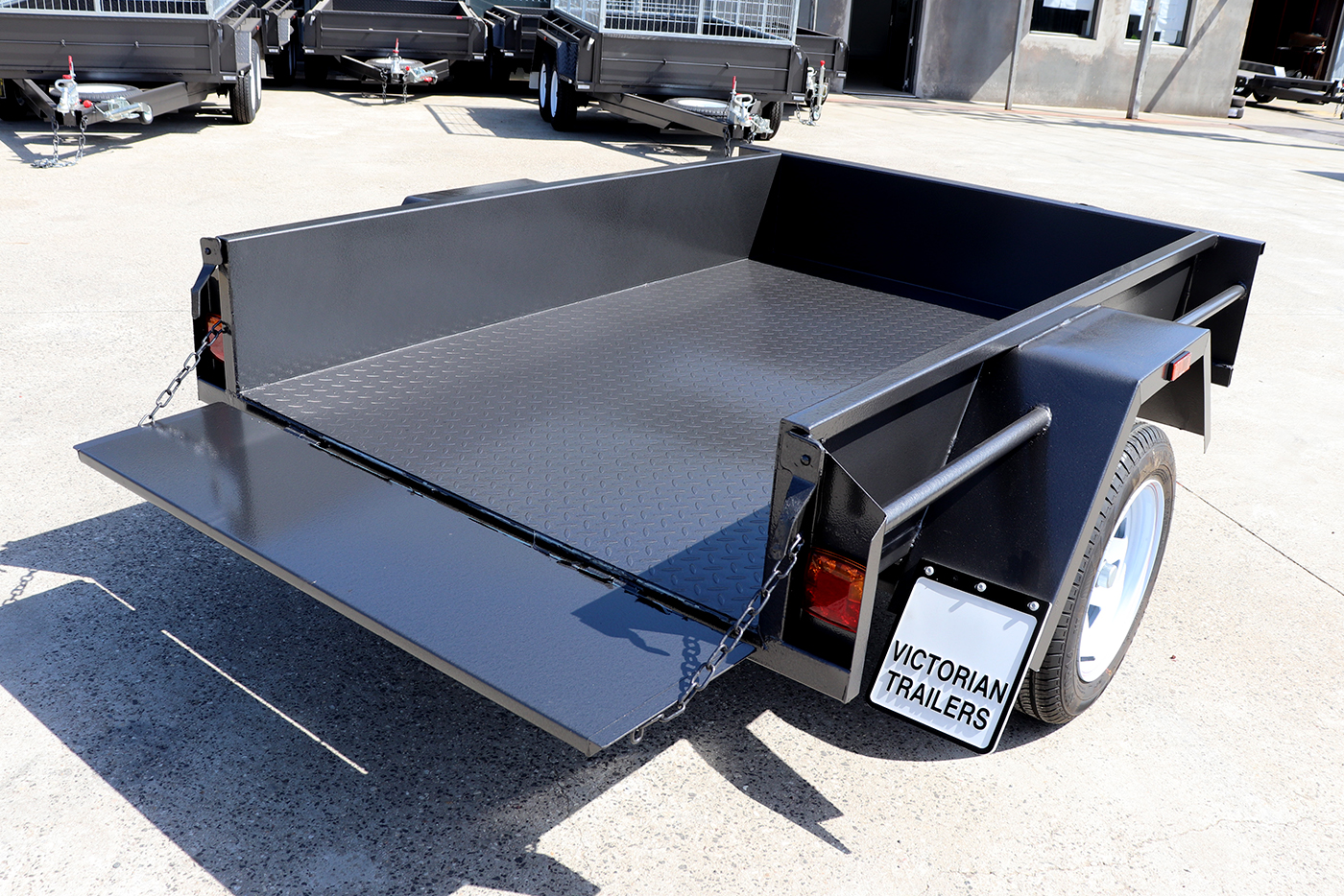 6x4 Single Axle Medium Duty Box Trailer for Sale Melbourne Victoria