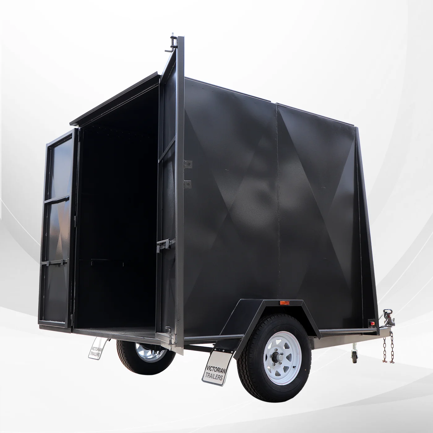 7x5 Single Axle 6Ft High Fully Enclosed Van / Cargo Trailer for Sale