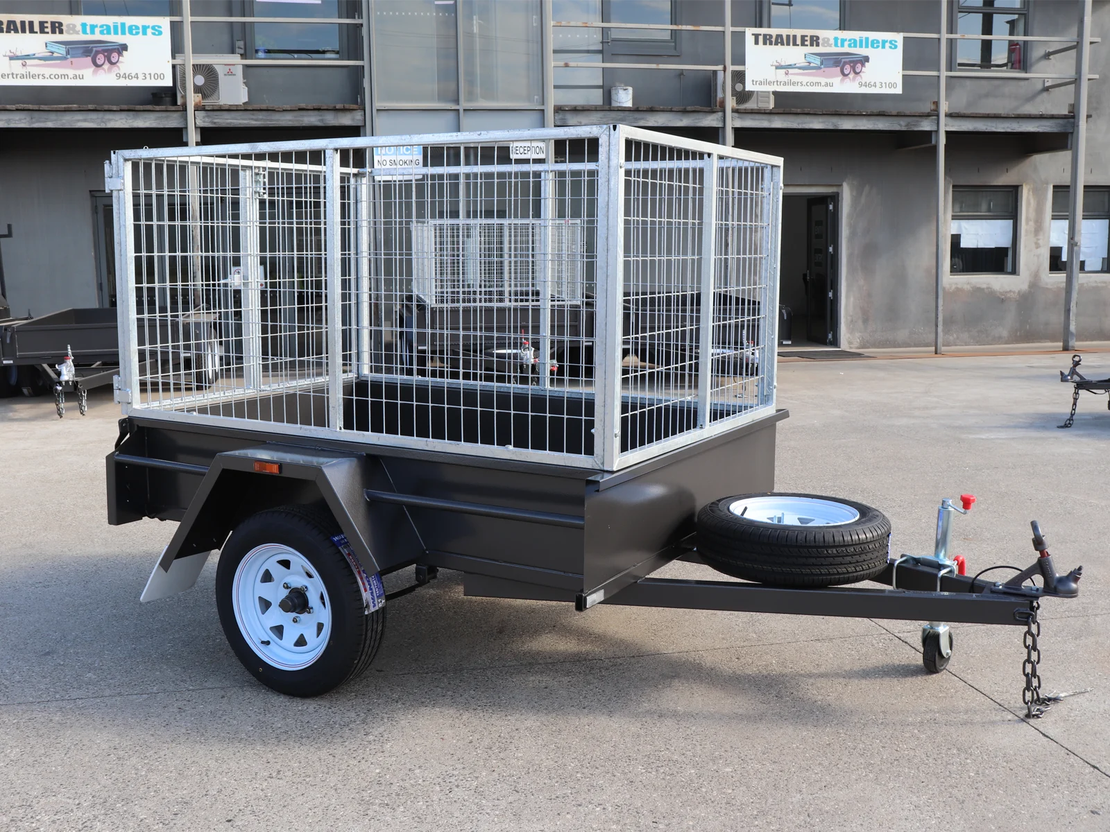 6x4 Medium Duty Single Axle Cage Trailer for Sale in Melbourne Victoria