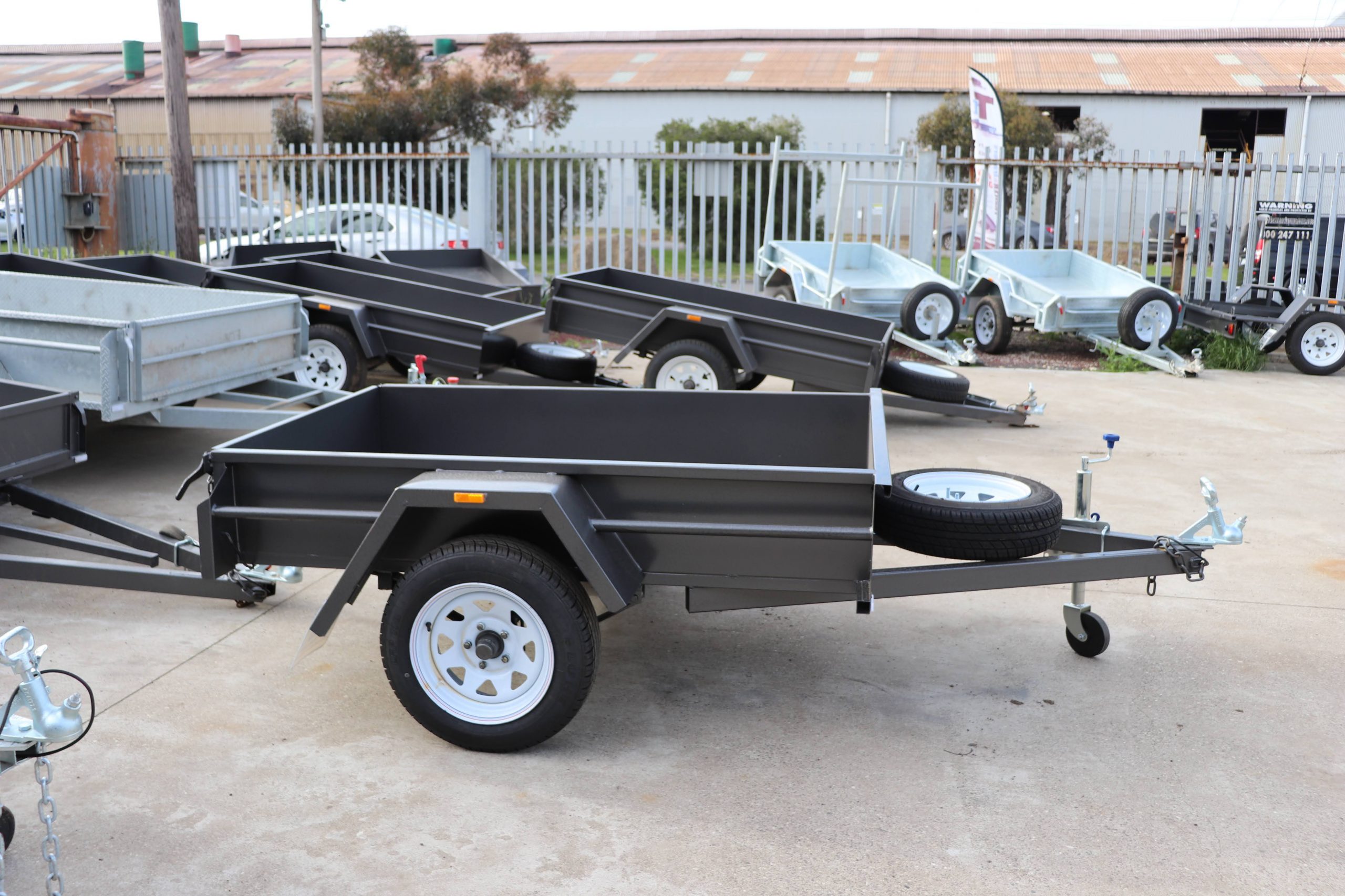 6x4 Single Axle Medium Duty Box Trailer for Sale Melbourne Victoria