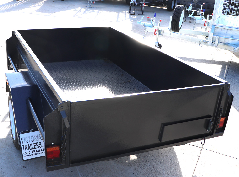 6x4 Domestic Heavy Duty Box Trailer for Sale with 18 Inches High Sides