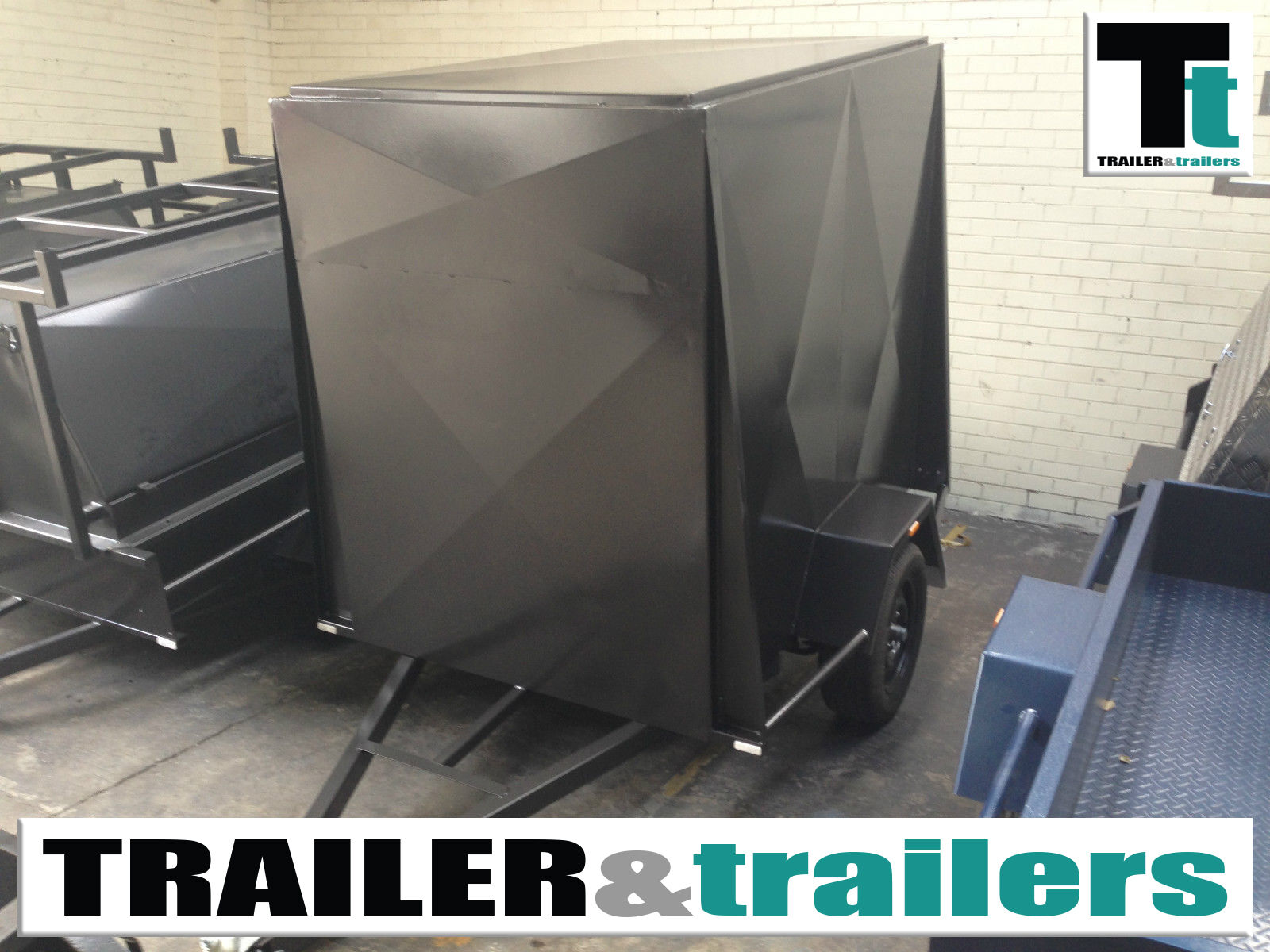 8x5 Single Axle 6Ft High Fully Enclosed Van / Cargo Trailer for Sale