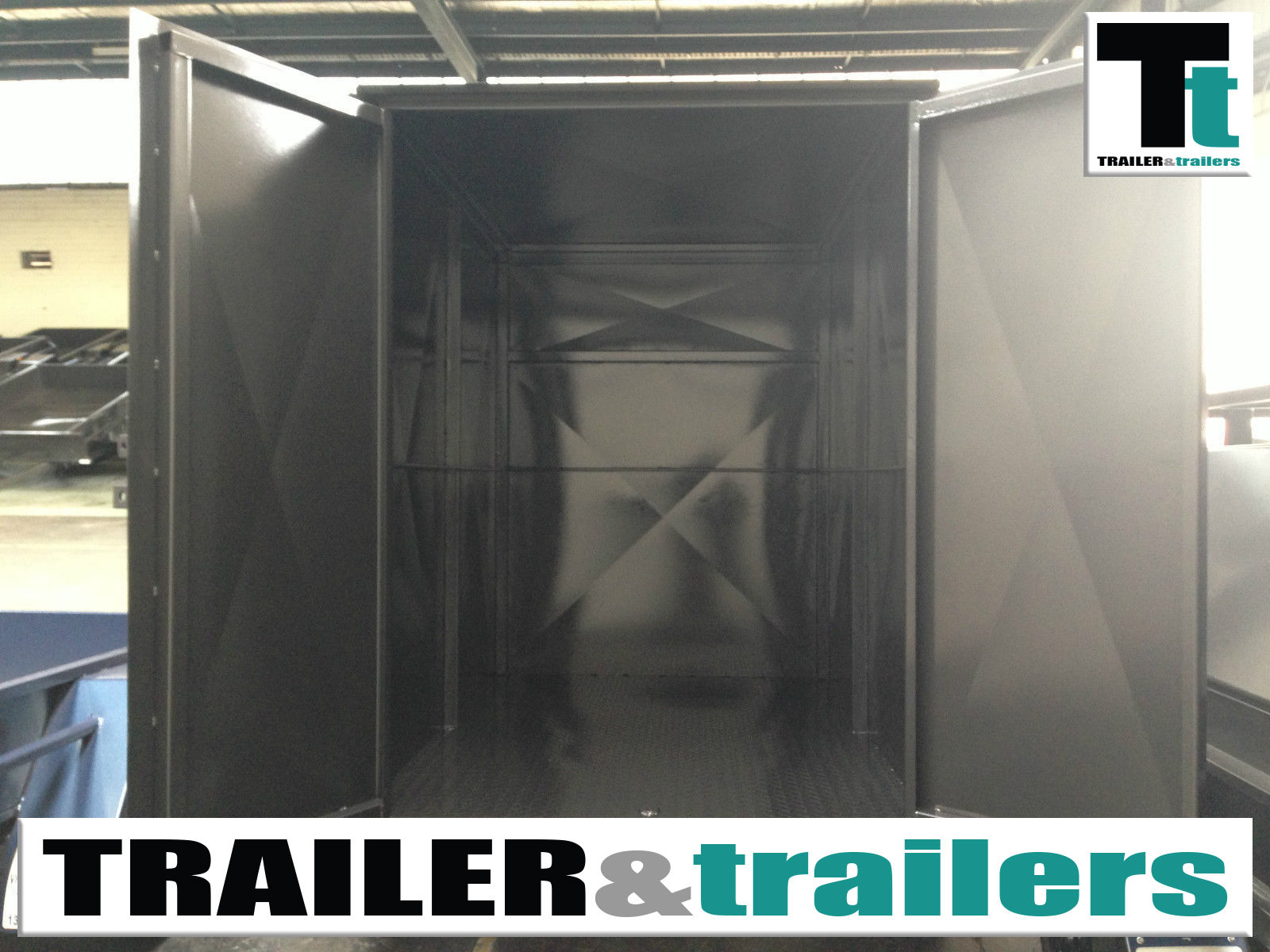 8x5 Single Axle 6Ft High Fully Enclosed Van / Cargo Trailer for Sale