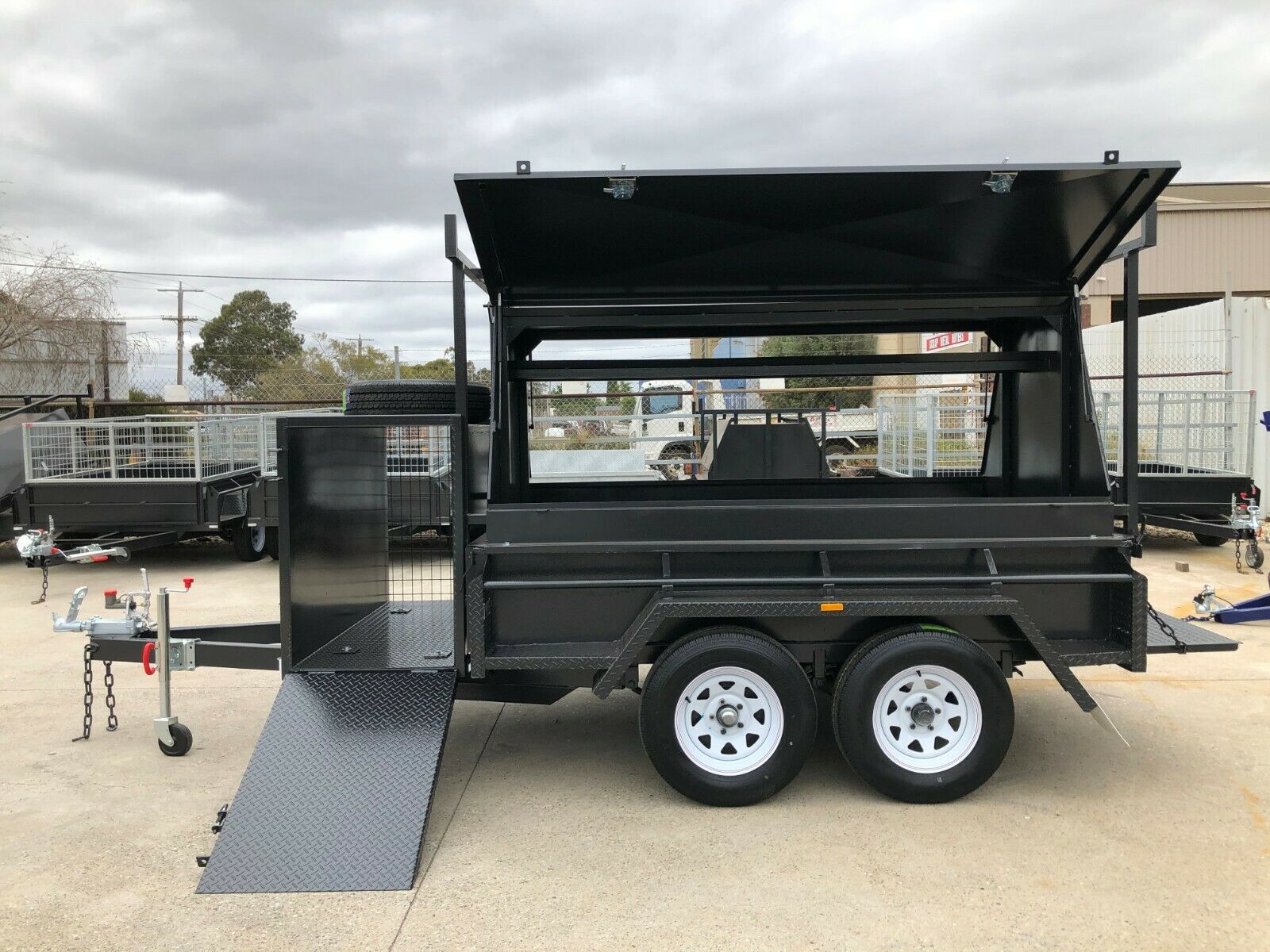 8x5 Heavy Duty Tandem Axel Tradesman Trailer with 900m Tradie Top