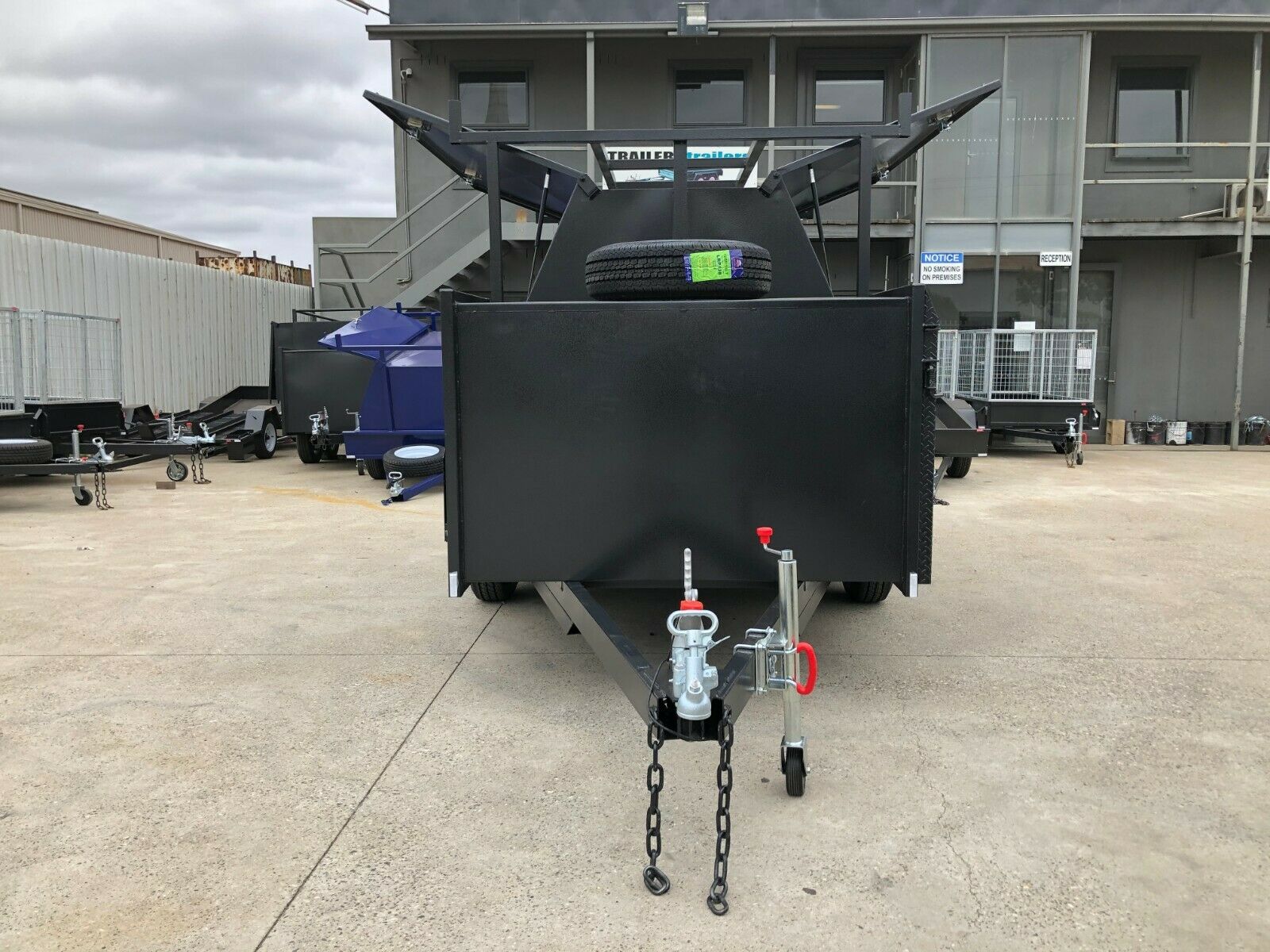 8x5 Heavy Duty Tandem Tradesman Trailer with 750mm Toolbox Top | Tradie ...