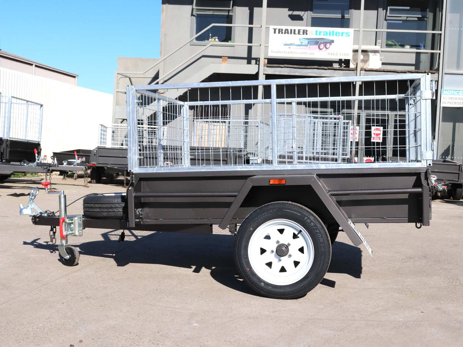 6x4 Single Axle Heavy Duty Cage Trailer for Sale in Melbour