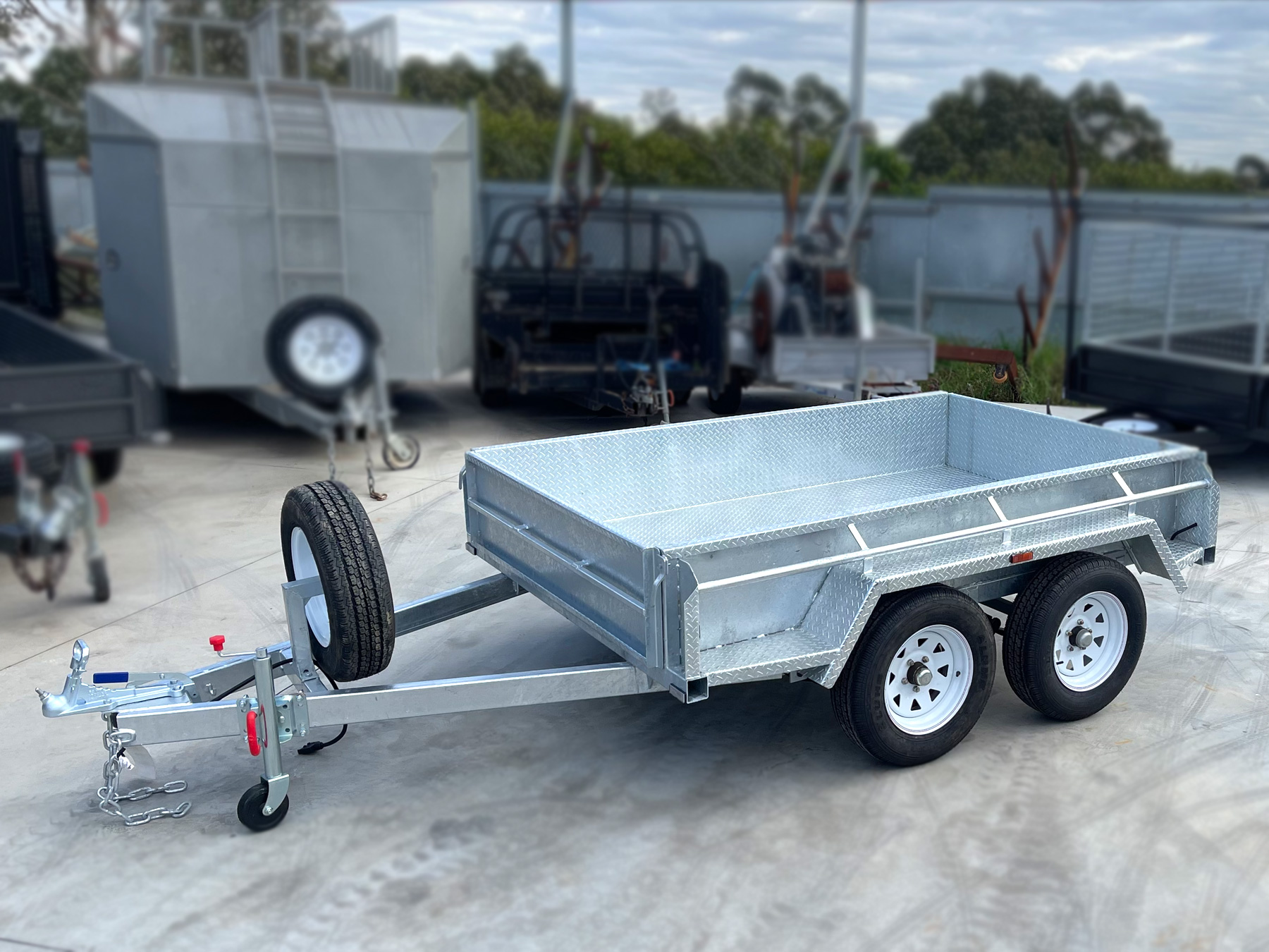 9x5 Australian Galvanised Tandem Trailer for Sale Melbourne