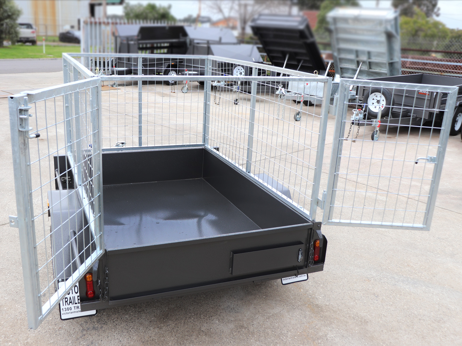 6x4 Medium Duty Single Axle Cage Trailer for Sale in Melbourne Victoria