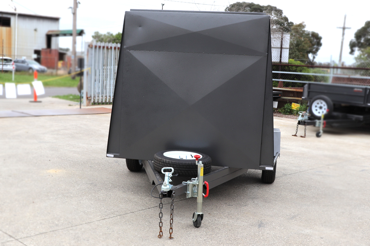 8x5 Single Axle 5ft High Fully Enclosed Van Cargo Trailer For Sale