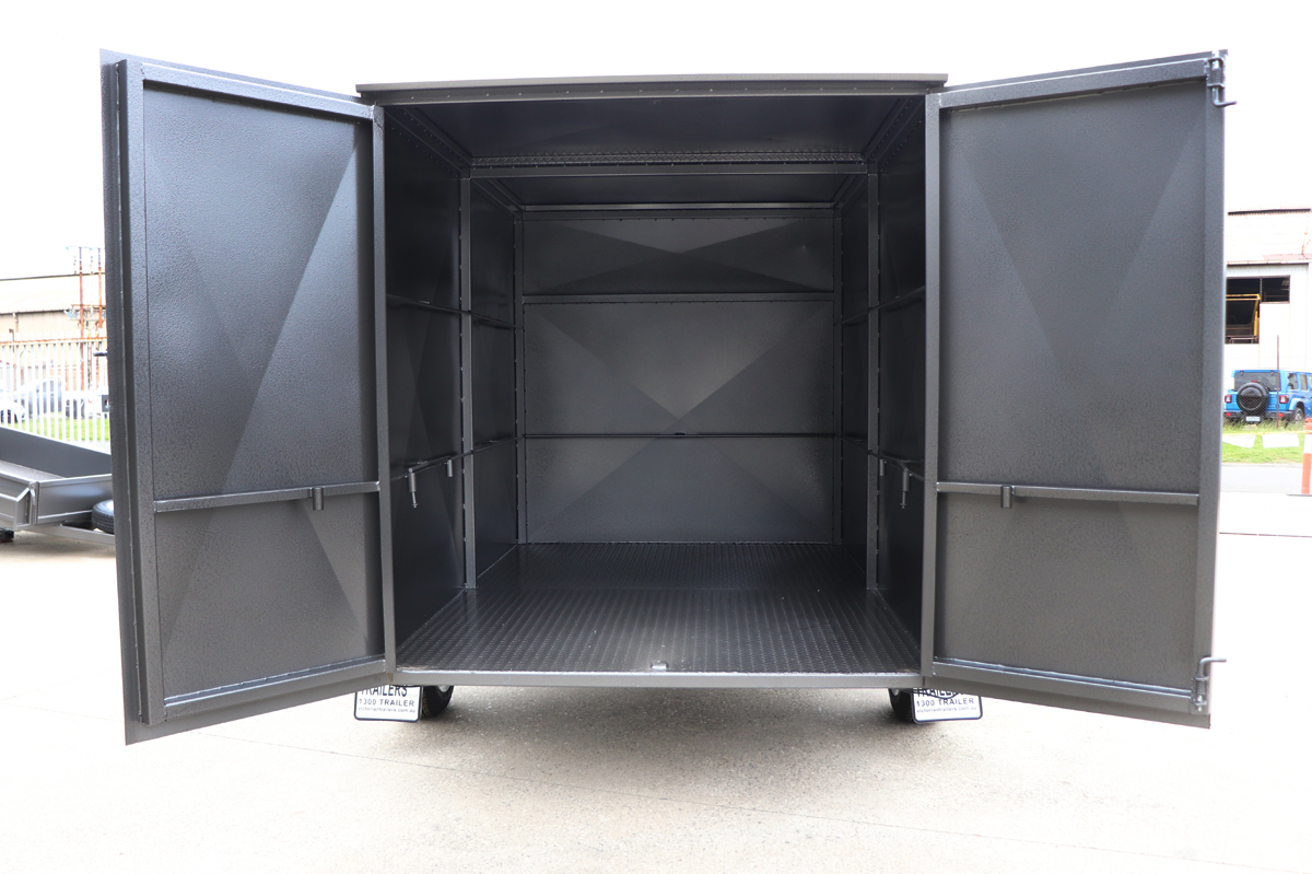 8x5 Single Axle 5ft High Fully Enclosed Van Cargo Trailer For Sale