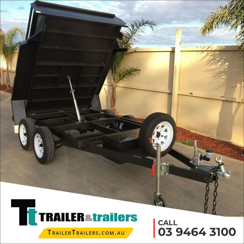 8x5 Tandem Axle Gardening Trailer with Hydraulic Tipper for Sale
