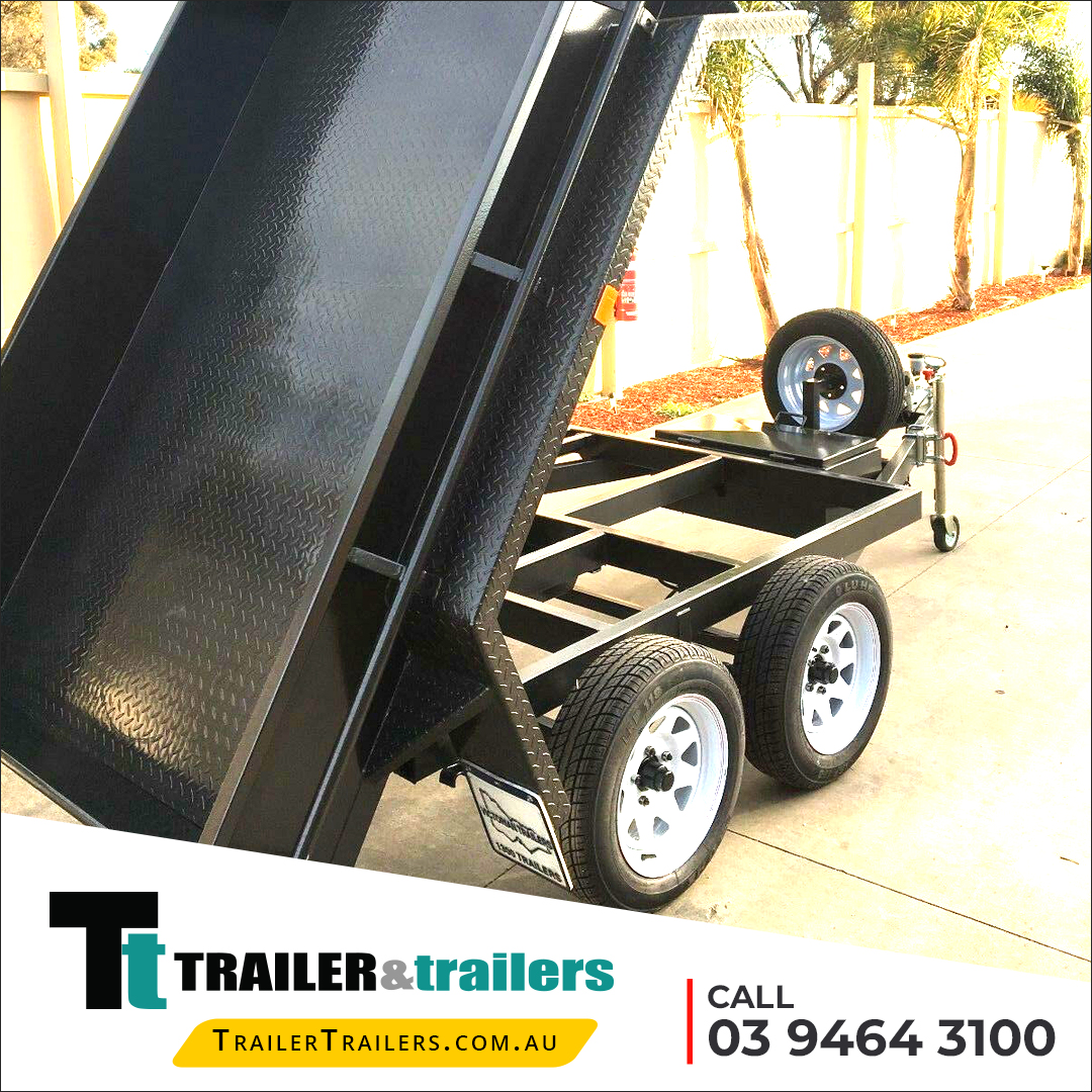 9x5 Tandem Axle Standard Hydraulic Tipper Box Trailer for Sale ...