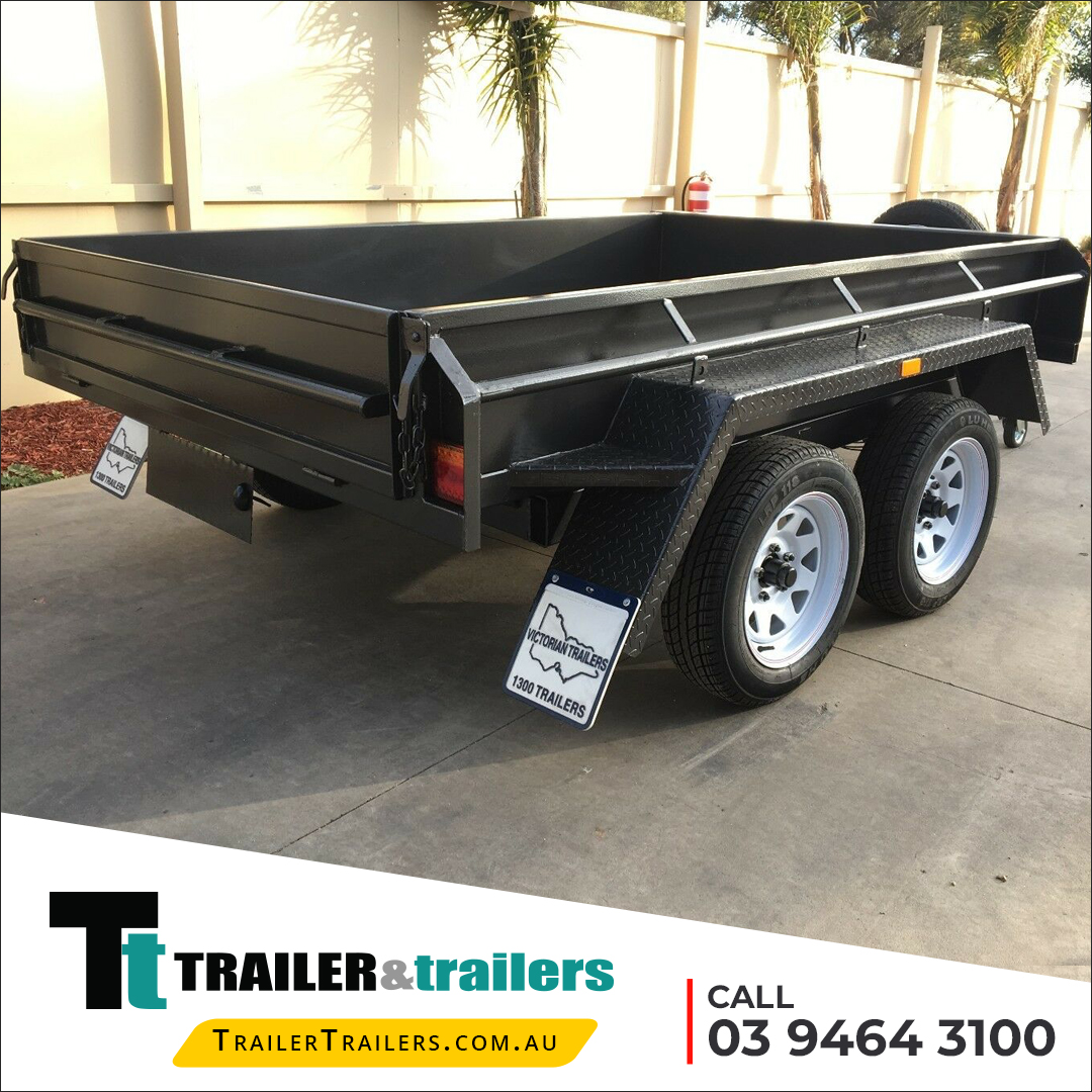 9x5 Tandem Axle Standard Hydraulic Tipper Box Trailer for Sale ...
