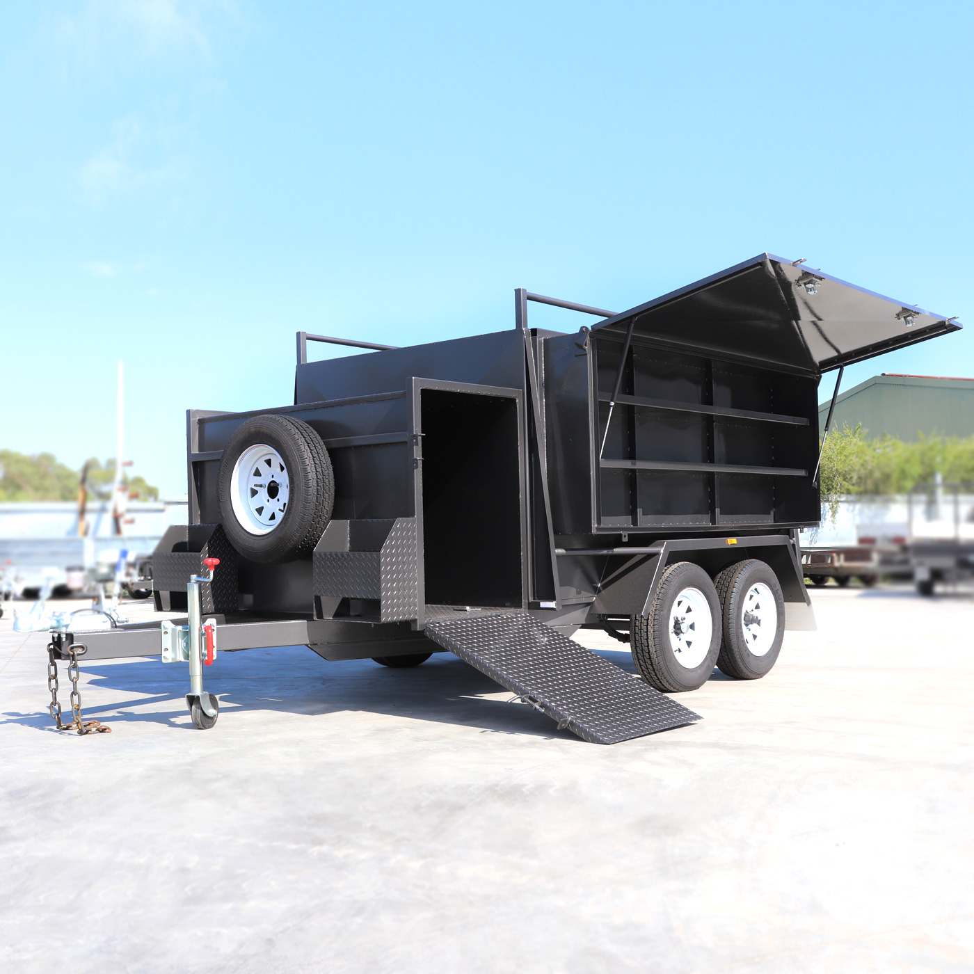 8x5 Tandem Axle One Piece Gardening Trailer for Sale Melbourne