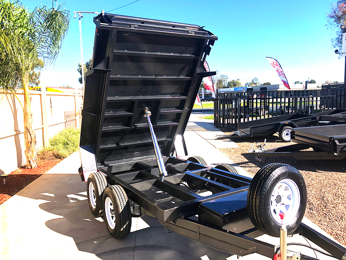 8x5 Deluxe Heavy Duty Tandem Hydraulic Tipper Trailer for Sale